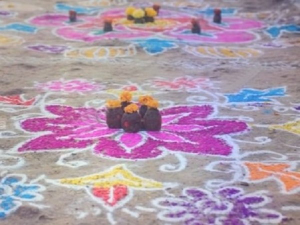 Gobbemma : సంక్రాంతి రంగవల్లుల మధ్యలో గొబ్బెమ్మలను ఎందుకు ఉంచుతారో ...