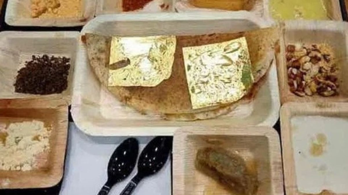 Gold Dosa: 24 క్యారట్ గోల్డ్‌తో చేసిన బంగారు దోశ, తినాలంటే హైదరాబాద్ ...